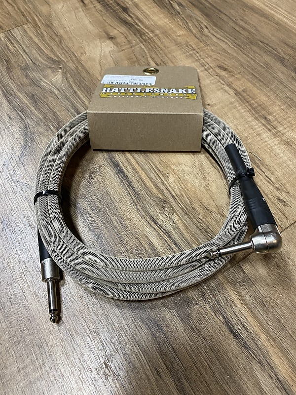 Rattlesnake 10' S/RA Standard Instrument Cable - Sage | Reverb