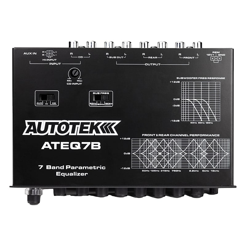 AUTOTEK ATEQ7B 7-Band Parametric Equalizer | Reverb