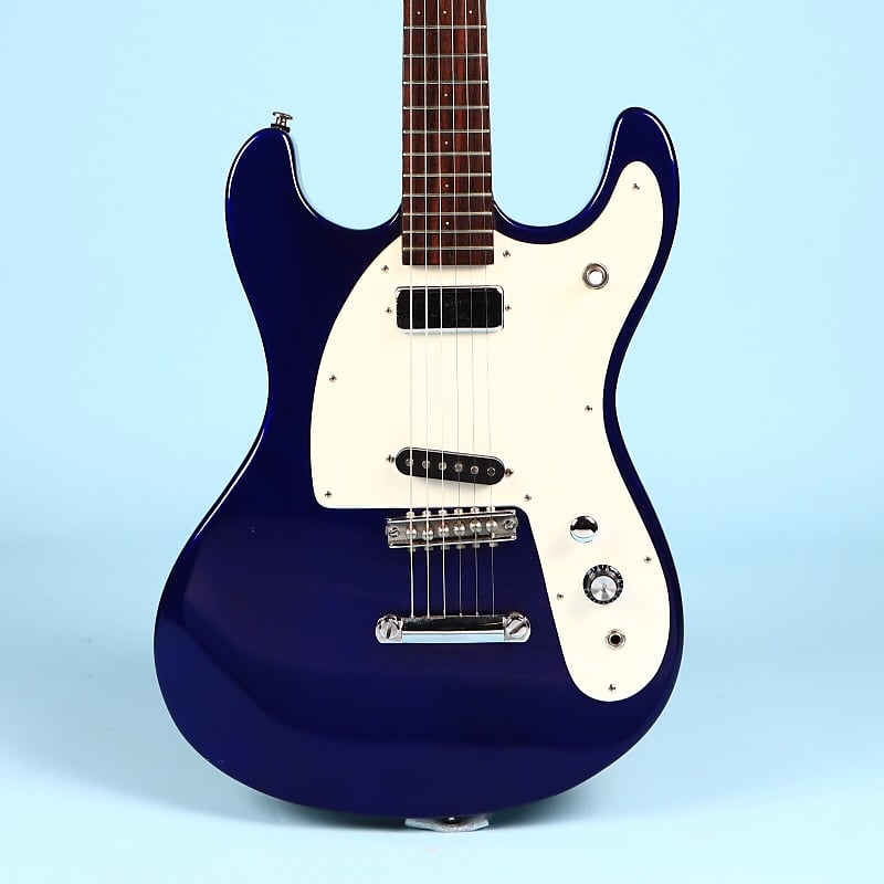 Eastwood Mach II Electric Guitar Johnny Ramone Mosrite Blue | Reverb