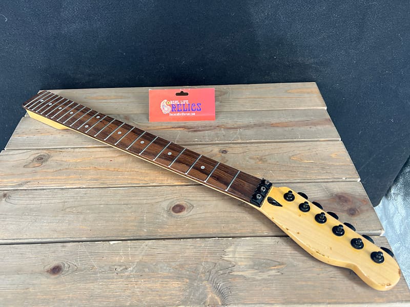 Real Life Relics Loaded Locking Nut Tele® Style Neck Aged | Reverb