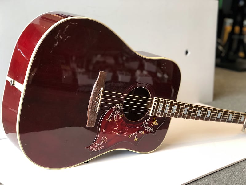 Gibson Hummingbird 1975 Wine Red | Reverb