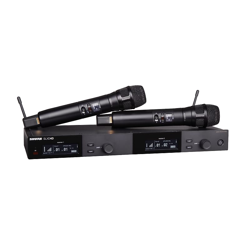 Shure SLXD24D/N8SB-J52 Dual Handheld Wireless Microphone | Reverb