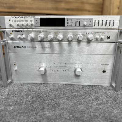 Crown Power Line 4 Amp PL4, Straight Line 2 Preamp SL2, FM | Reverb