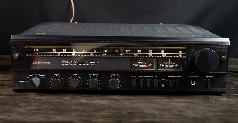 SAE Two Receiver R3C 70-80s - Black/ Metal | Reverb