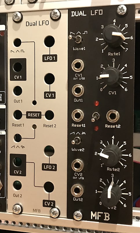 MFB Dual Lfo + silver panel | Reverb