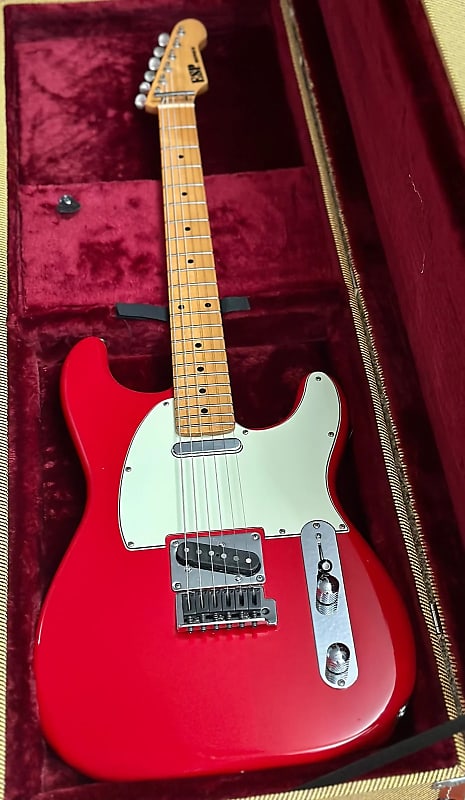 ESP Hybrid I 1984 MIJ - Fiesta Red | Reverb