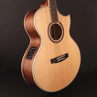 Cort NDX BARITONE Acoustic Electric Guitar - Natural Satin | Reverb