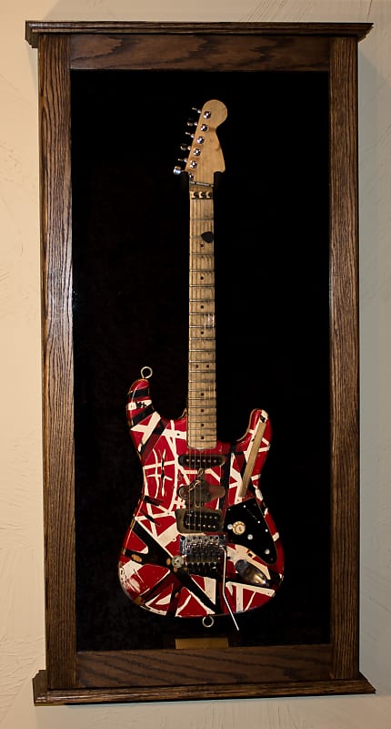 Custom Guitar Display Case / Choose Stain Color, Background | Reverb