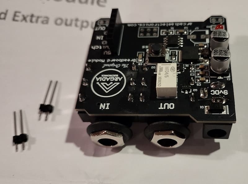 Arcadia Electronics Breadboard Power and Bypass Module 2024 | Reverb