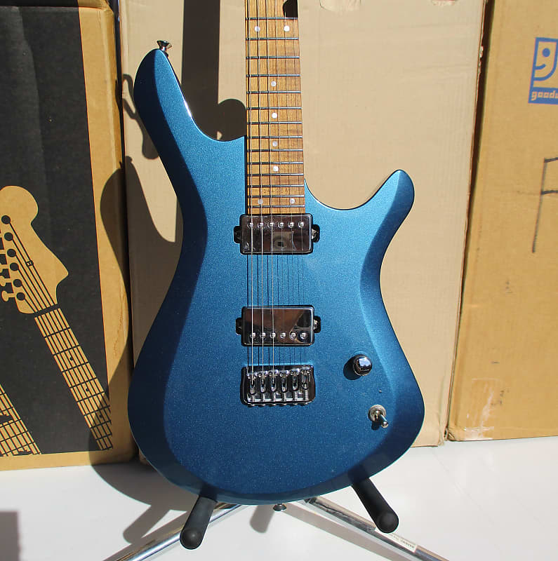 Kiesel Vanquish 6 Pearl Blue Guitar w/ Suhr Thornbucker+ 6lbs | Reverb