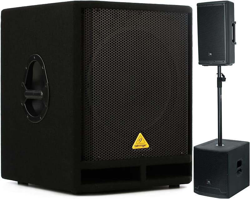 Behringer VQ1500D 500W 15 inch Powered Subwoofer Bundle with | Reverb