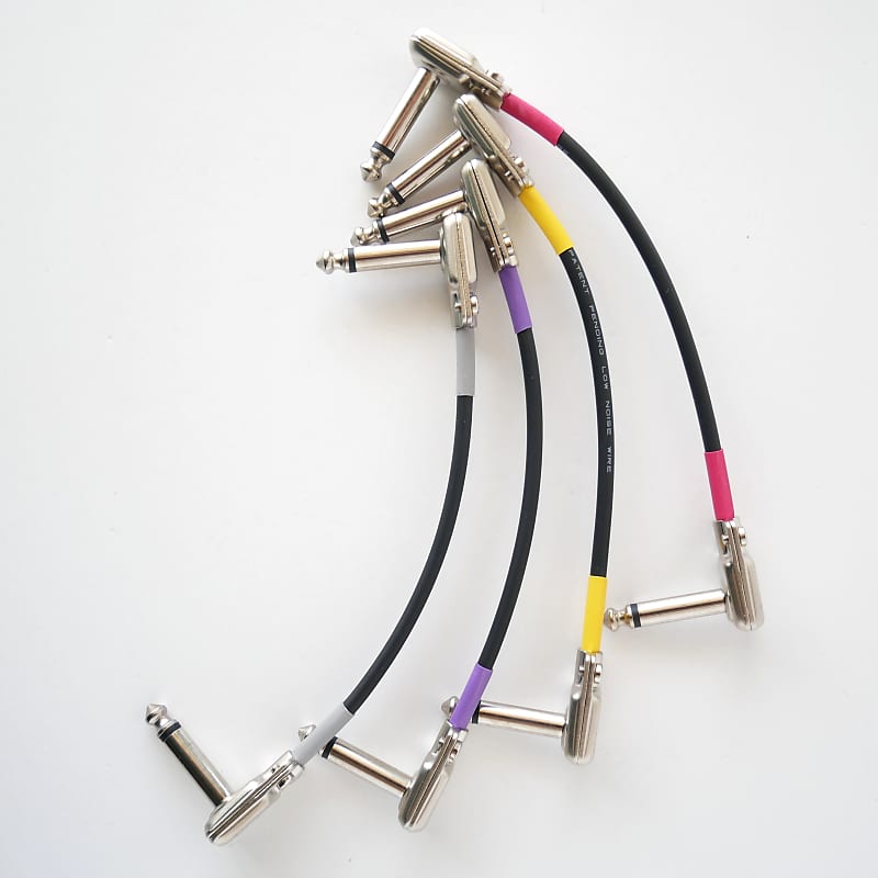 JS NEW 4 pack 6 in Patch Cables, SP400 Mini 1/4 in. Plugs & | Reverb