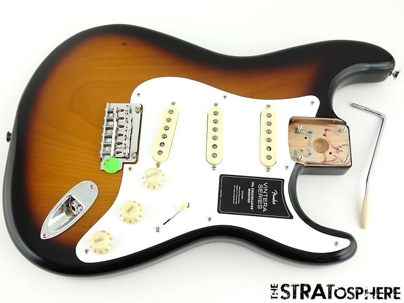 Fender Vintera 50s Stratocaster Strat Modified LOADED BODY | Reverb