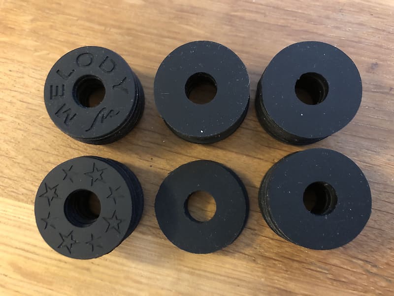(28) Strap Button Washers Black | Reverb