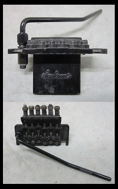 Jackson Floating Tremolo bridge 2000's Black | Reverb