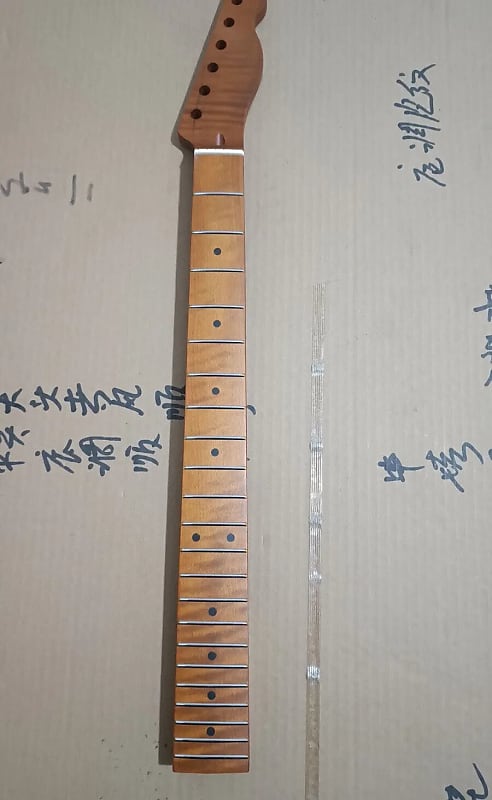 Telecaster Tele Style Roasted Maple Wood Guitar Neck and | Reverb