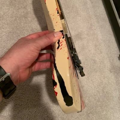 Charvette Charvel charvette model 170 1990 White with blood | Reverb