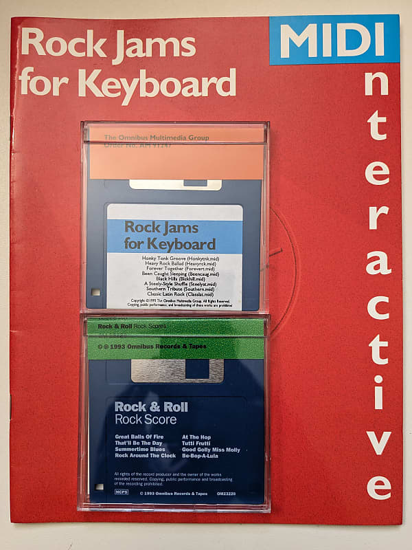 Rock Jams for Keyboard Music Interactive Book & Midi | Reverb UK