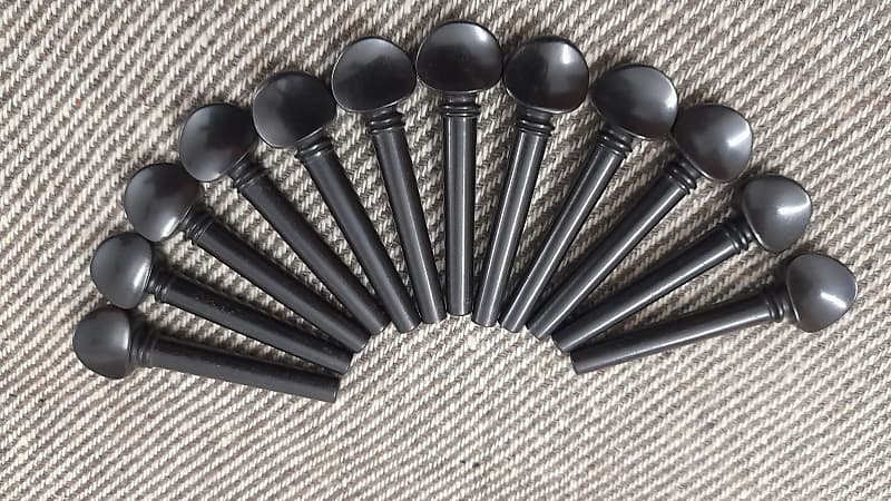 Pegs for violin with Pearl-eye Fitting - (12 pcs) set | Reverb