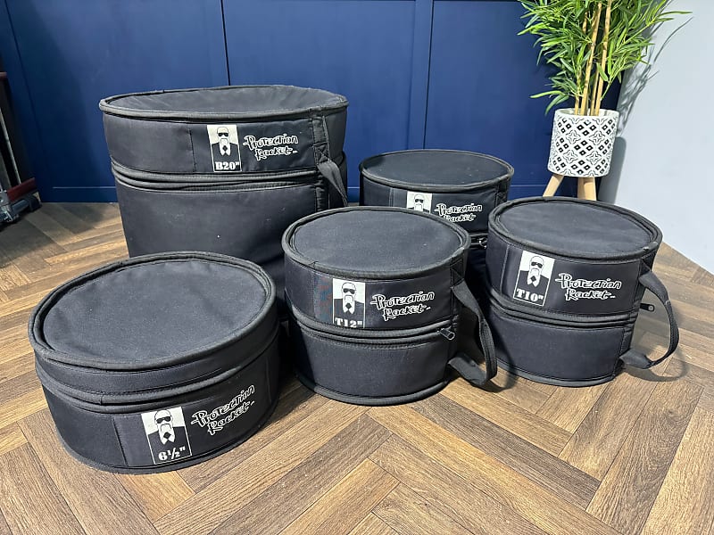 Protection Racket Drum Kit Case Set / Soft Cases / 5-Piece | Reverb