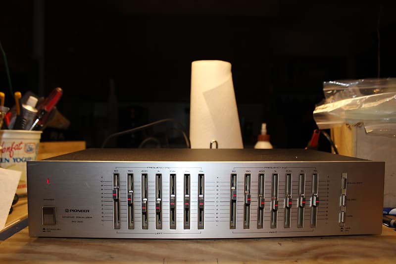 Restored Pioneer SG-300 7 Band Graphic Equalizer (6) | Reverb