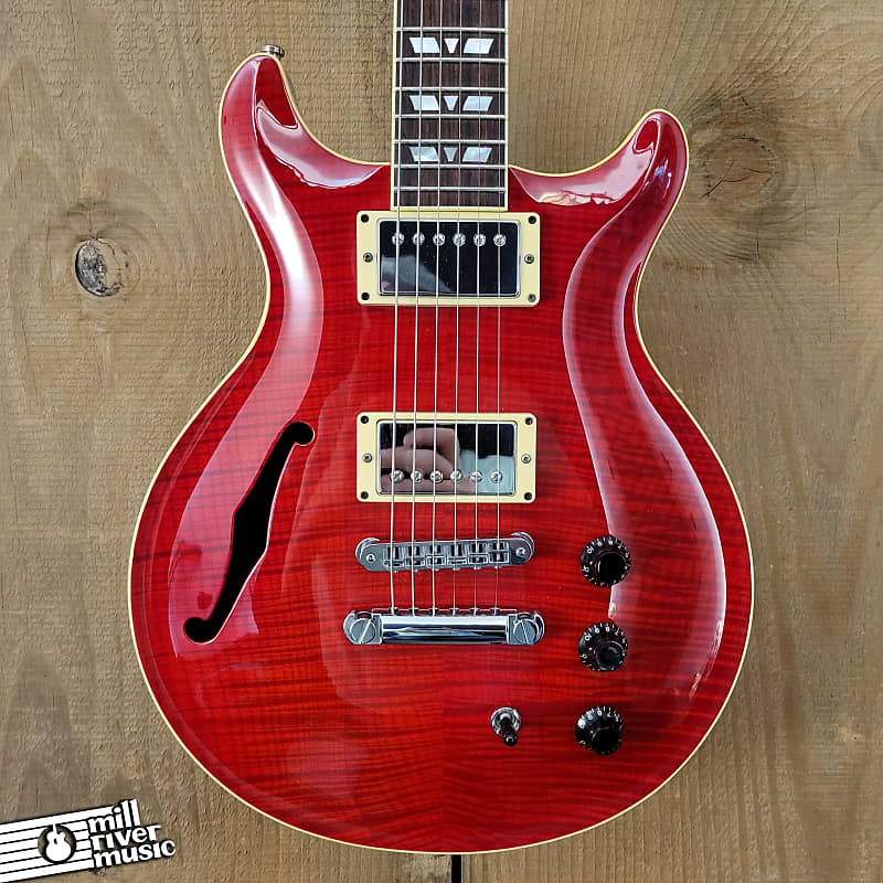 Hamer Artist Custom Transparent Red Flame Maple 2004 w/ | Reverb UK