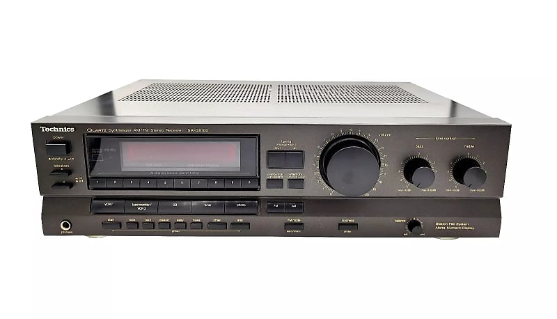 Vintage Technics SA-GX100 AM/FM Quartz Synthesizer Receiver | Reverb