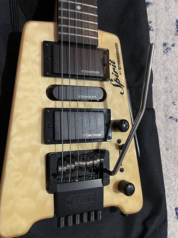 Steinberger Spirit GT-PRO Deluxe - Natural with Flamed Top | Reverb