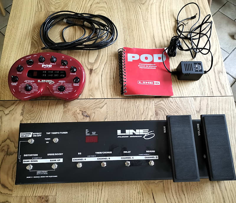 Line 6 Pod2 années 2000 et floorboard | Reverb