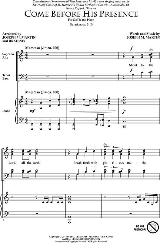 Come Before His Presence | Reverb