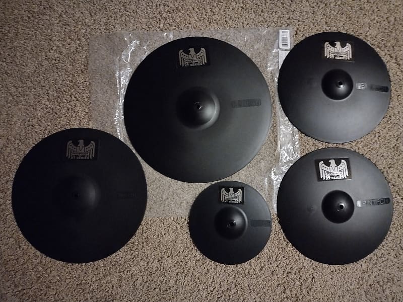 Pintech Percussion XT practice cymbals 10", 16", 18" & 14" | Reverb