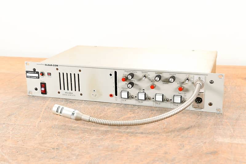 Clear-Com MS-400A 4-Channel Intercom Main Station CG01D8P | Reverb