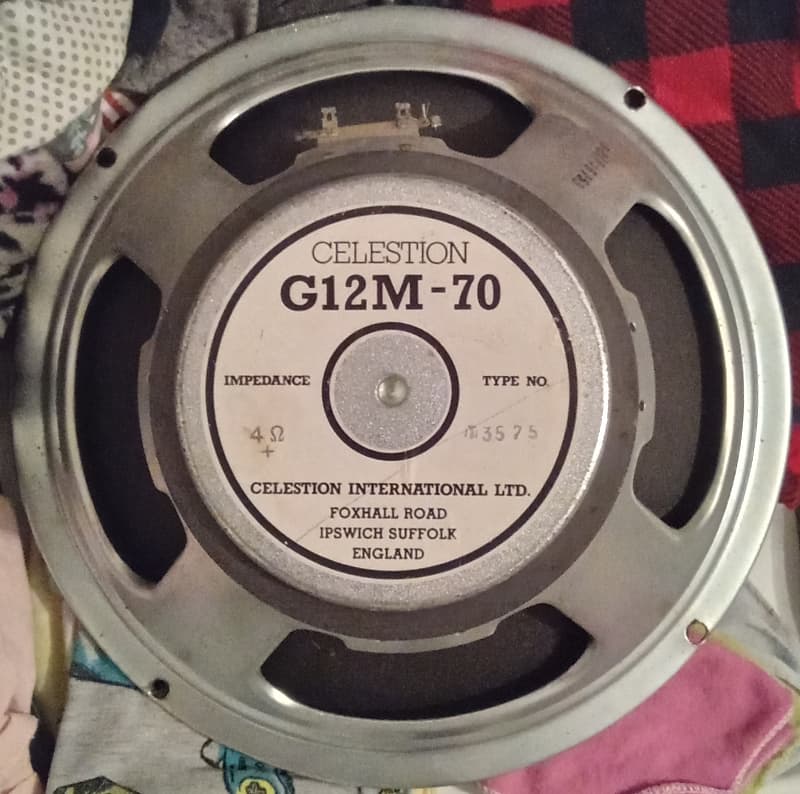 Celestion G12M-70 T3575 4 Ohms Made In UK | Reverb Canada