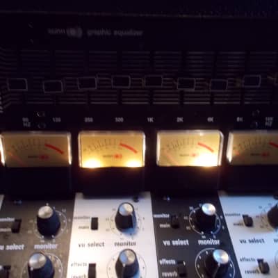 SUNN Coliseum Audio Console "The WHO Mixer" 1972 w/Graphic | Reverb