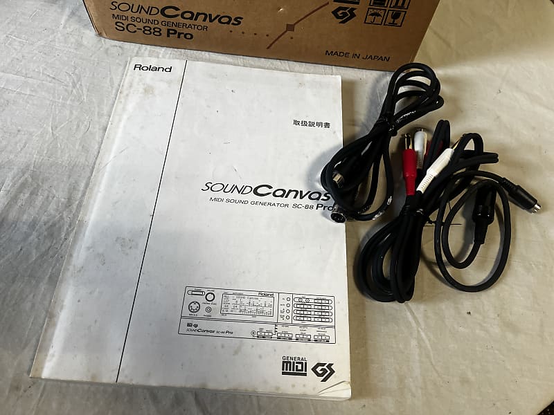 Roland SC-88pro SC88 Pro SOUND Canvas General MIDI sound Roland SC-88pro SC88 Pro SOUND Canvas General MIDI sound