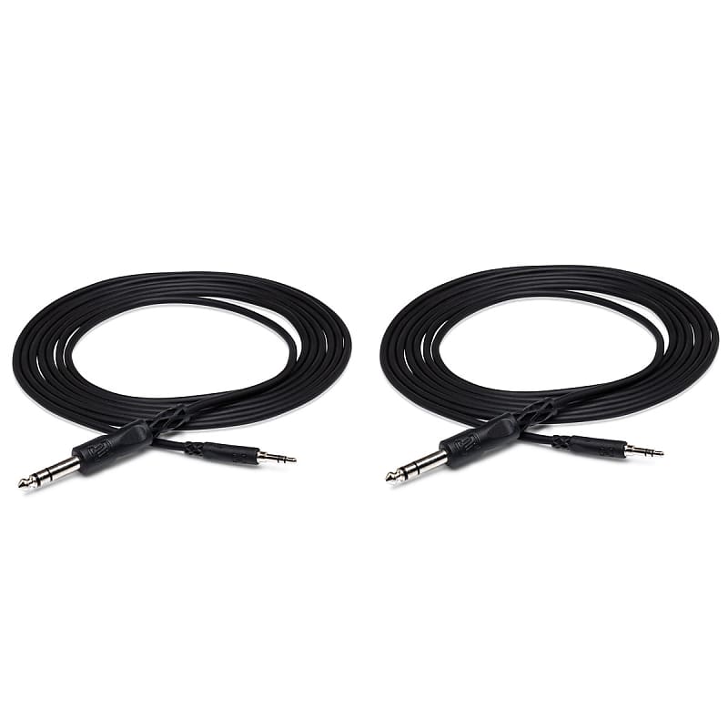 Hosa Technology 2x Stereo Mini Male to Stereo 1/4" Male | Reverb