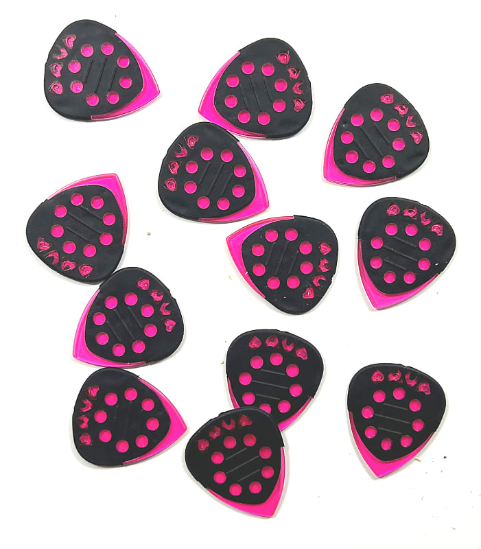 Dava Guitar PIcks Control Gels Dava Grip Tip 12 picks Multi | Reverb