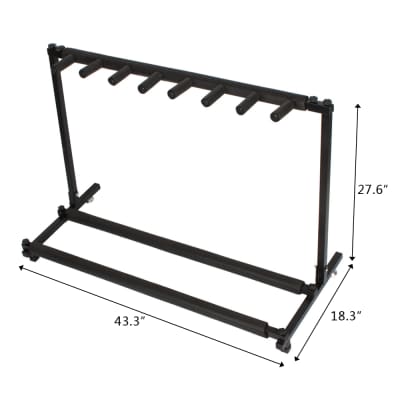 Glarry Multi Guitar Stand Rack with Folding Design 7 Rack | Reverb