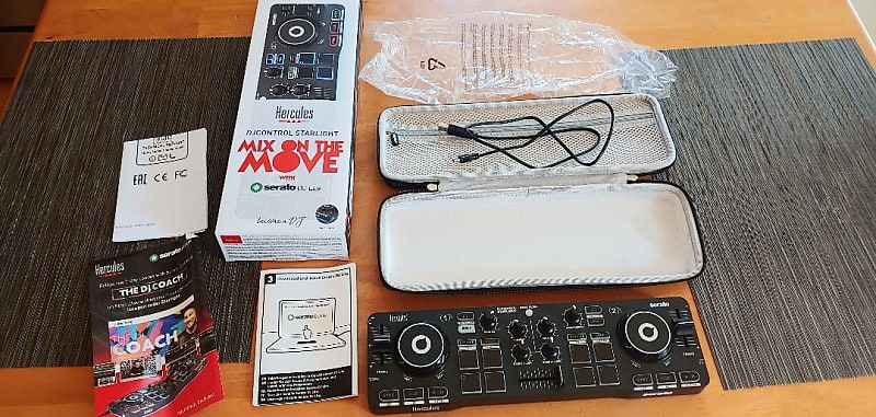 Hercules Starlight Dj Controller Black Mix on the Move with | Reverb