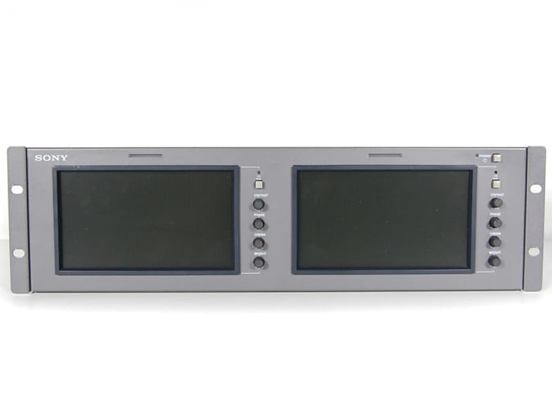 Sony LMD-7220W Dual 7-Inch Rack Mounted LCD Monitors | Reverb