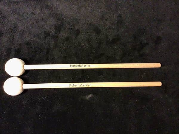 Rohema Percussion - Tambourine Mallets Hard Felt Ball | Reverb UK