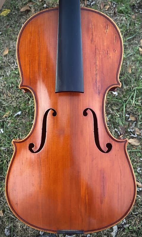 Violin labeled “Poggi” 4/4 | Reverb