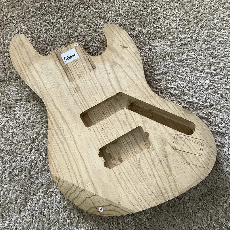 Solid Ash Wood 4 String Jazz Bass Style Body | Reverb