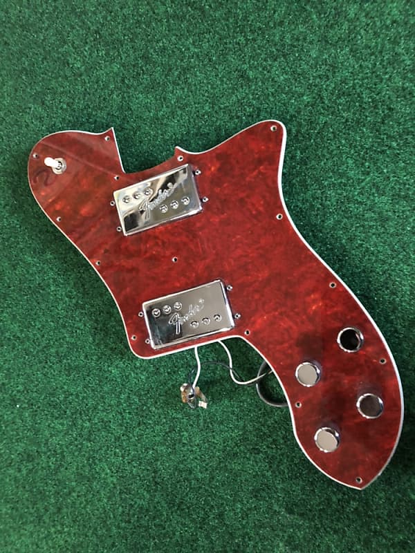Fender 72 Reissue Telecaster Deluxe Loaded Pickguard Red | Reverb