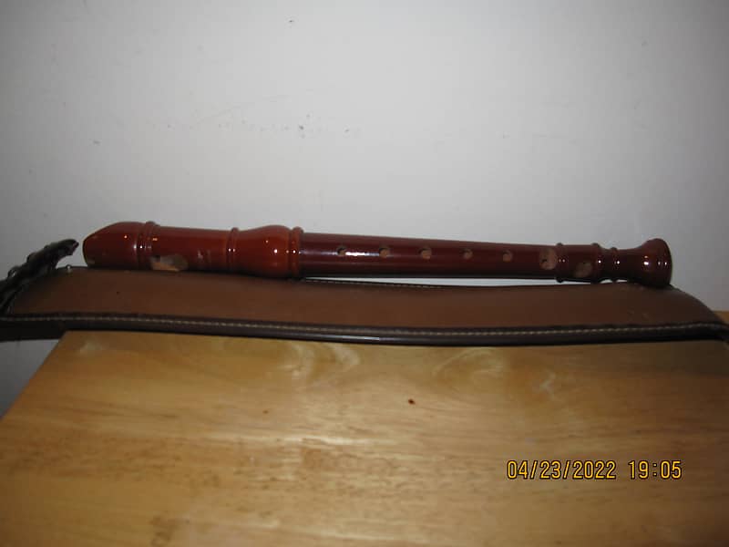 Recorder Wooden Flute with Case | Reverb