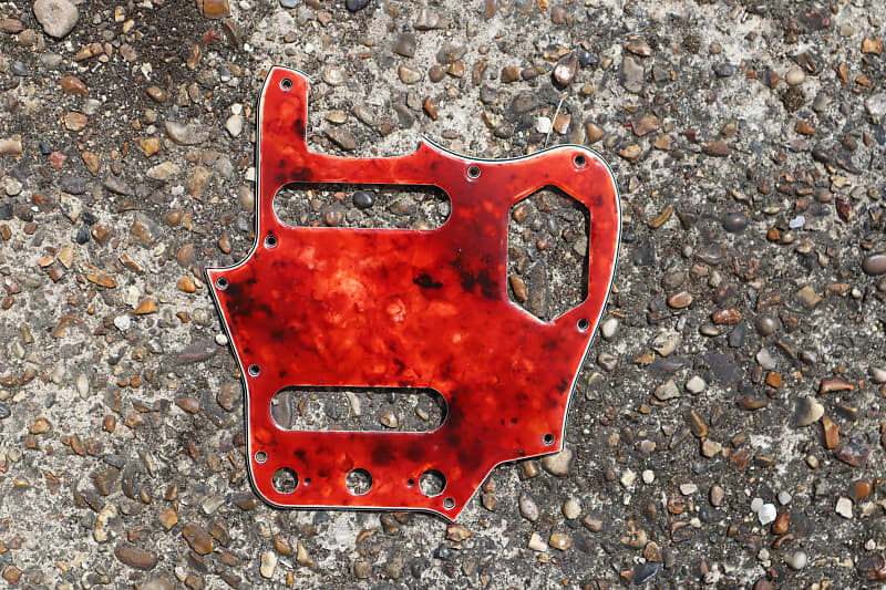 Reptile Guards Jaguar Pickguard Tortoise - Tortoise Red | Reverb