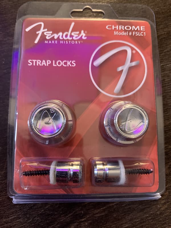 Fender Vintage Stye Chrome Strap Locks NEW rare | Reverb