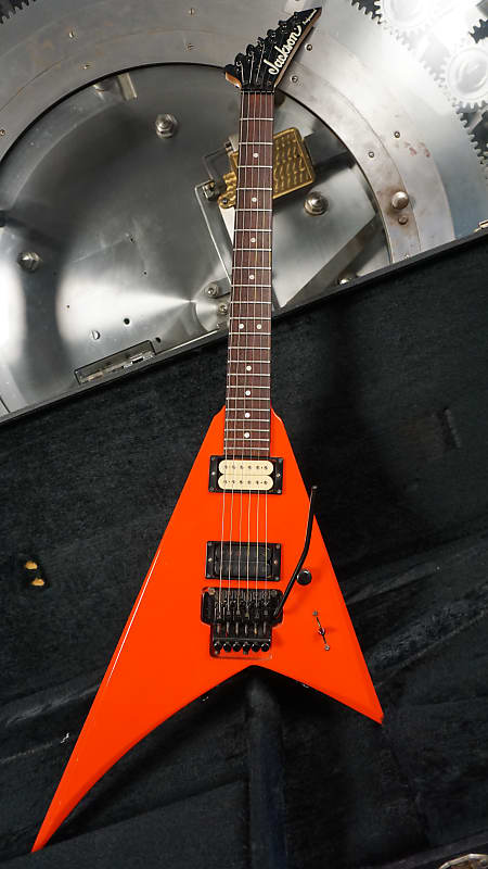 Jackson Professional Rhoads EX 1992 - Red w/ Dimazrio P/ups & | Reverb