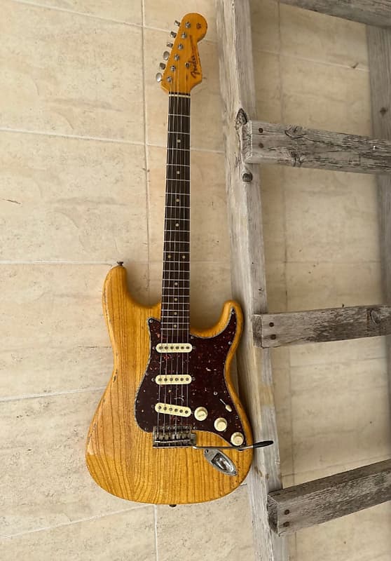 Partscaster Fender style Partscaster 2023 - Amber Nitro | Reverb