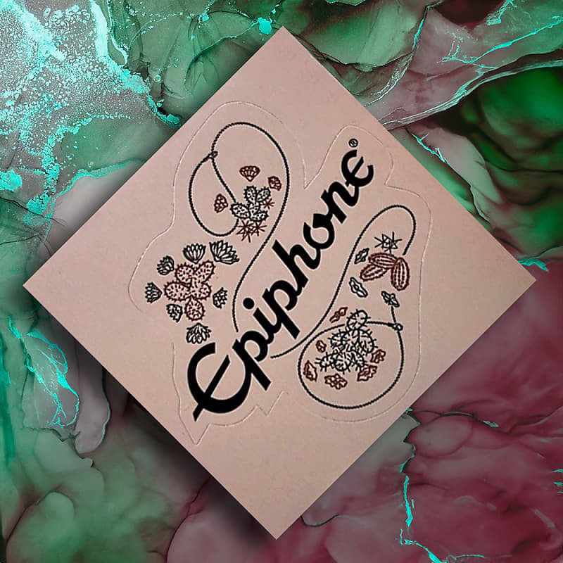 EPIPHONE GUITARS "CACTUS FLOWERS EDITION" STICKER INSANELY | Reverb